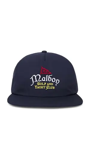 MALBON Yacht Club Snapback Hat - Navy