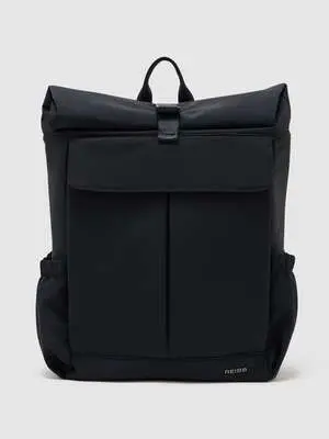 REISS Technical Roll-top Backpack - Navy