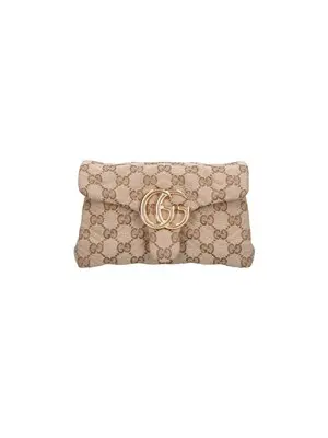 Gucci GG Marmont Mini Shoulder Bag Beige