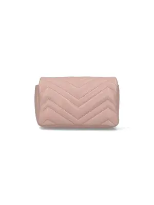 Gucci Gg Marmont Mini Shoulder Bag - Pink
