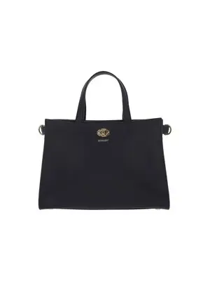 Burberry Small 'cotswolds' Tote Bag - Black