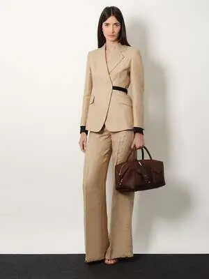 Max Mara Holdall Cargo Leather Handbag