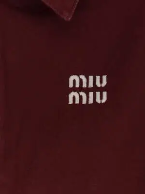 Miu Miu Sleeveless Cotton Jacket