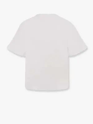 Alaïa Boxy Cotton Blend T-shirt