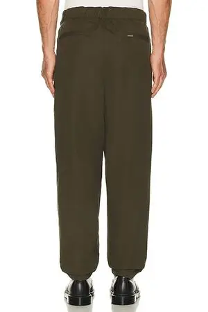 Barbour Cole Relaxed Fit Poplin Trouser - Olive