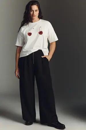 NEVER FULLY DRESSED Cherry Graphic T-shirt - Cherries