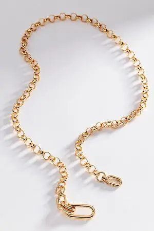 Anthropologie Cable Chain Necklace - Gold