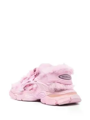 Balenciaga Faux-fur Track Sandals