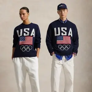 Ralph Lauren Team Usa Wool-blend Rollneck Sweater