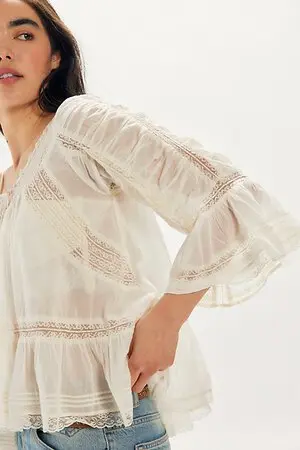 Free People She's A Romantic Blouse