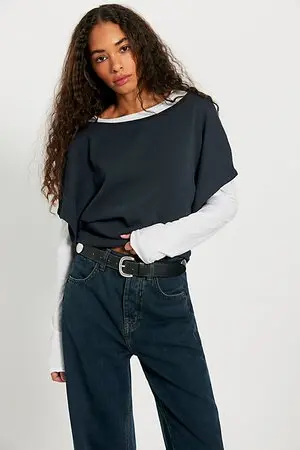 Free People Boatneck Tops