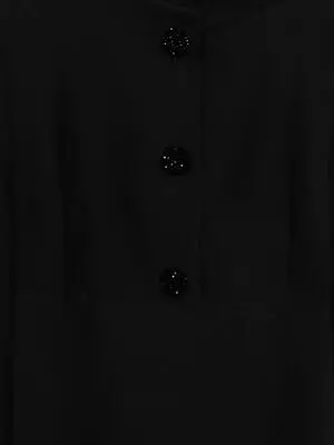 Valentino Garavani Crepe Mini Dress With Button Detailing