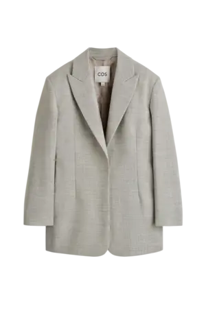 Cos Structured Wool-blend Blazer