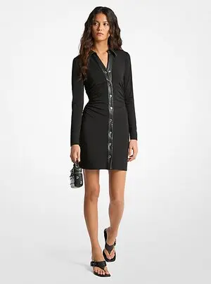 Michael Kors Signature Logo Hoodie Dress