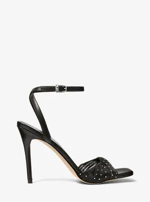 Michael Kors Kiana Embellished Tulle Sandal - Black
