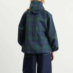 DAMSON MADDER Liu Checked Raincoat
