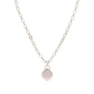 Acne Studios Stamp Pnt Necklace - Silver