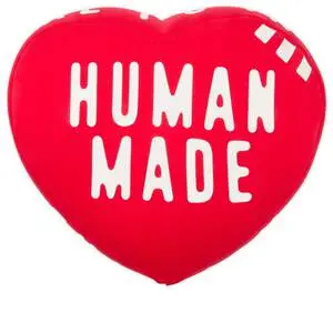 Human Made Heart Beads Cushion - Red | Editorialist