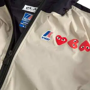 Play Comme Des Garcon X K-way Jacket