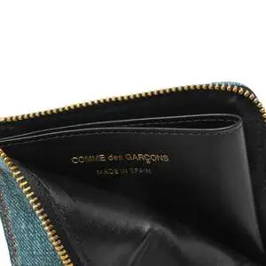 Comme Des Garçons Wallet Sa3100dp Denim Pocket Wallet