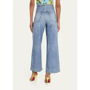 Rag & Bone Miramar Andi Cotton-terry Ankle Jeans