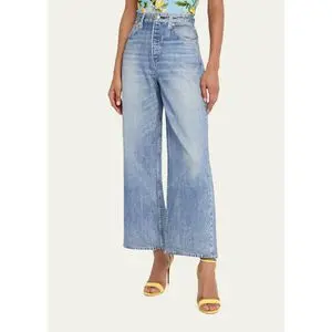 Rag & Bone Miramar Andi Cotton-terry Ankle Jeans