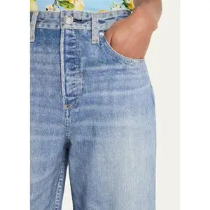 Rag & Bone Miramar Andi Cotton-terry Ankle Jeans