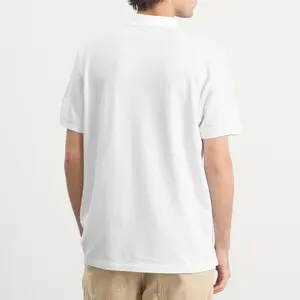 Stone Island Patch Logo Polo - White