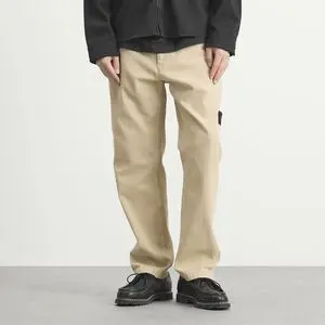Stone Island Panama Cotton Work Pants - Desert