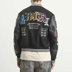Amiri Varsity Patch Bomber Jacket