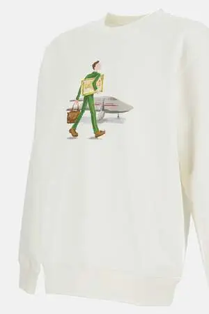 Drole De Monsieur Crewneck Relaxed Fit Sweatshirt