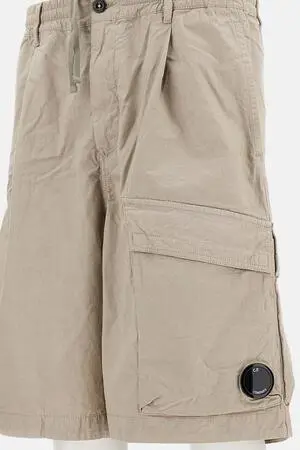 C.P. COMPANY Boxy Micro-reps Shorts - Beige