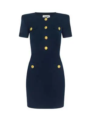 L'Agence Cori Mini Dress - Midnight