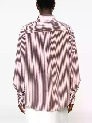 Brunello Cucinelli Striped-pattern Patch-pocket Shirt