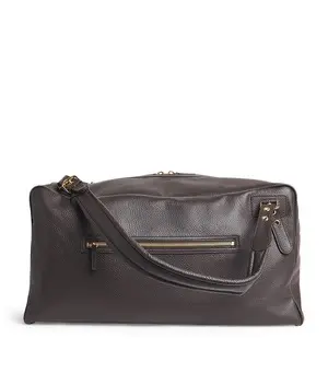 Eleventy Leather Duffle Bag
