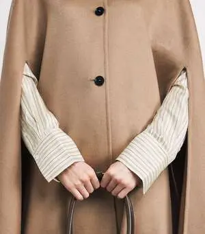 Kiton Cashmere Cape Coat