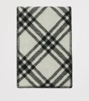 Burberry Wool Check Scarf