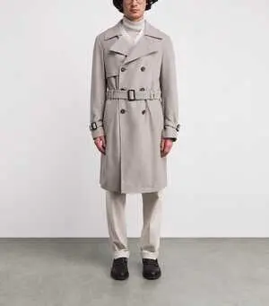 Eleventy Wool Double-breasted Pea Coat