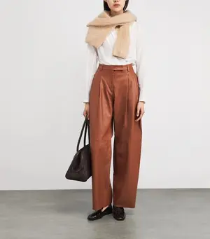 Eleventy Lambskin Trousers
