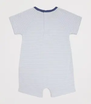 KISSY KISSY Pima Cotton Striped Playsuit