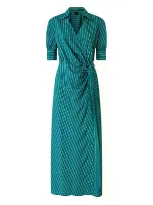 Pinko Striped Wrap Dress