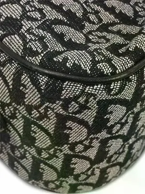 Dior 2002 Trotter Saddle Tote - Black