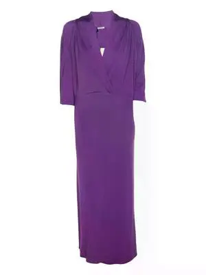 Marina Rinaldi Draped-front Dress