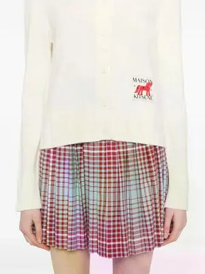 Maison Kitsuné Logo-patch Button-up Cardigan