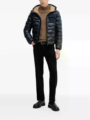 BLAUER. Hooded Quilted Jacket