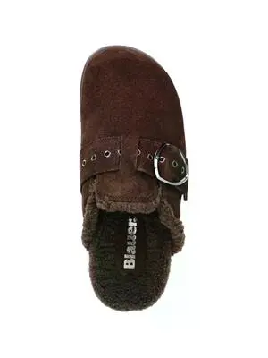 BLAUER. Buckle-strap Loafers