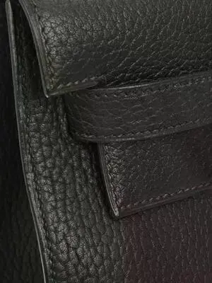 Hermès 1996 Kelly 35 Leather Tote Bag - Black