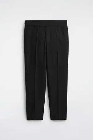 Cos Cummerbund-waist Wool Tapered Pants