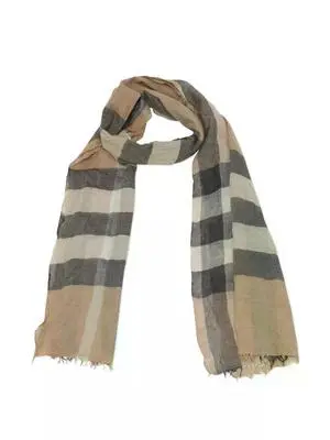 Burberry Nova Check Woven Shawl - Neutrals