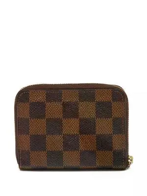 LOUIS VUITTON 2012 Zippy Check-pattern Wallet